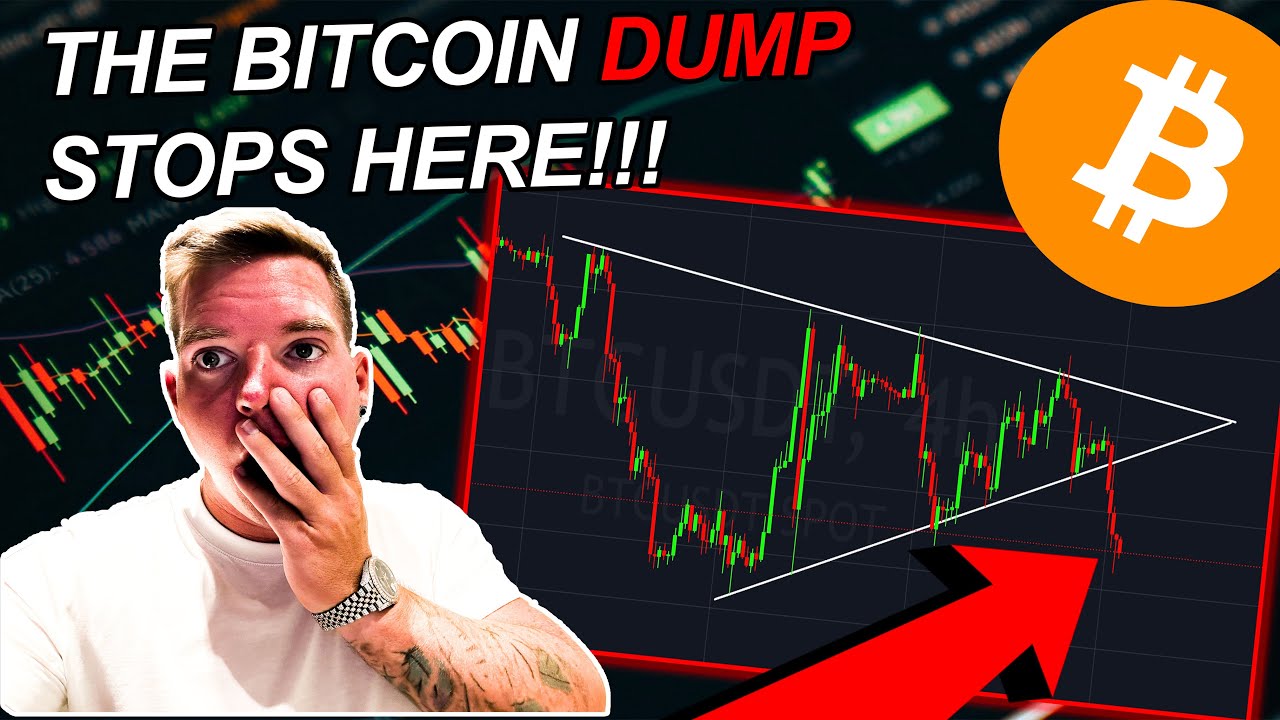 THE BITCOIN DUMP STOPS HERE!!! WATCH THESE LEVELS NOW!!!! - YouTube