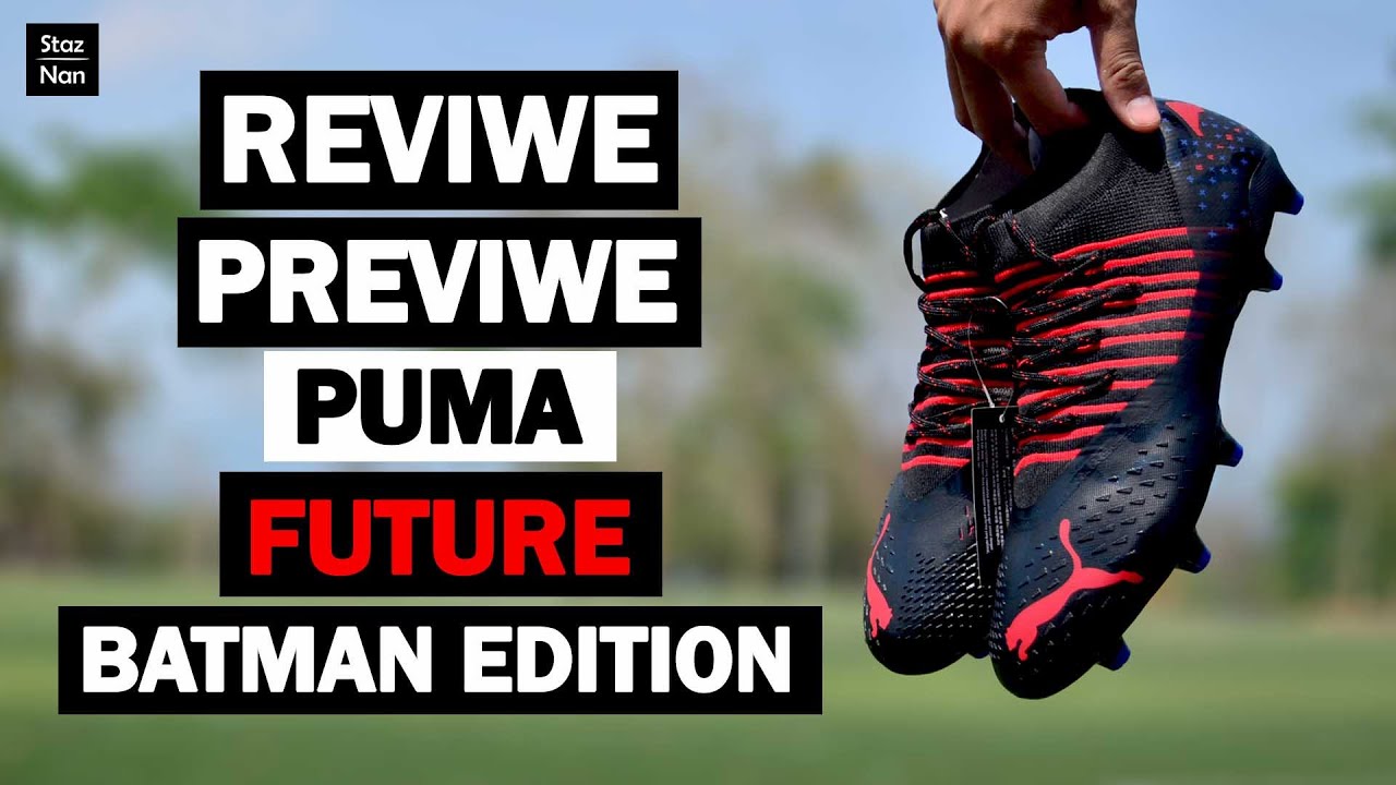 Review & Preview Puma Future Batman Edition Black Football Boots ...