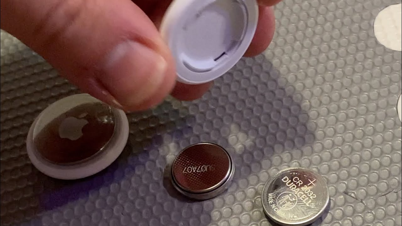 Replacing Air Tag Batteries - YouTube