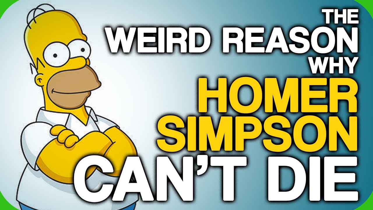 The Weird Reason Why Homer Simpson Can't Die - YouTube