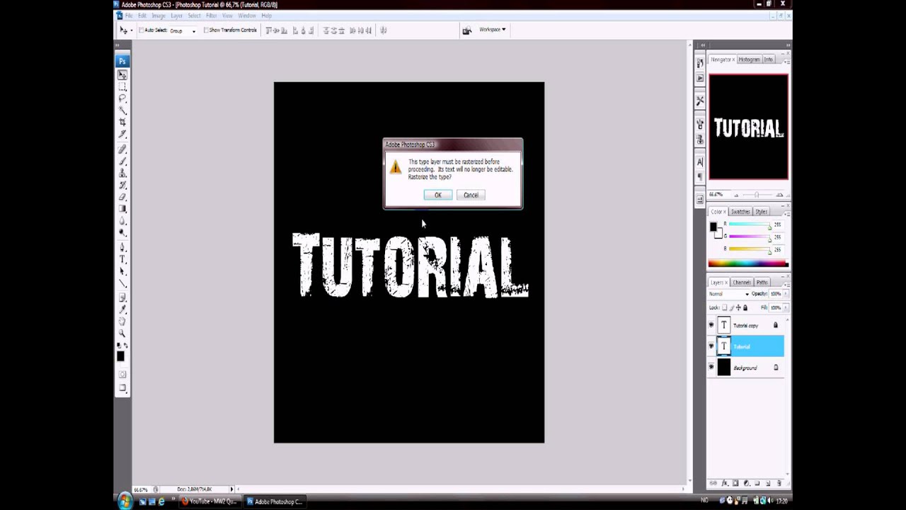 Photoshop Tutorial - Wind Effect (Electric) - YouTube