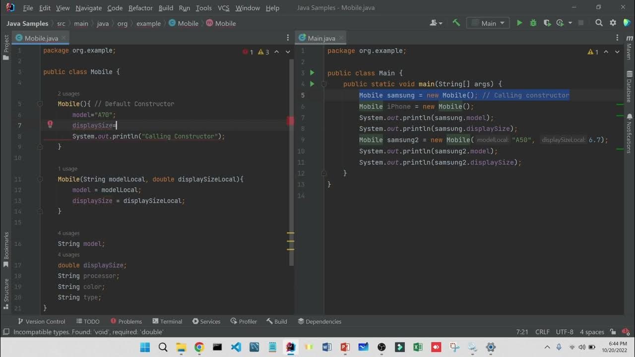 26 Constructor II - YouTube