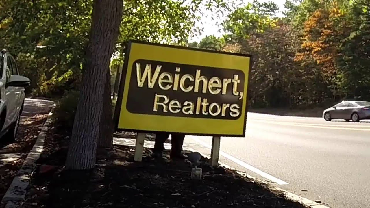 Sign Installation for a 3D Exterior Sign - Weichert Realtors - YouTube