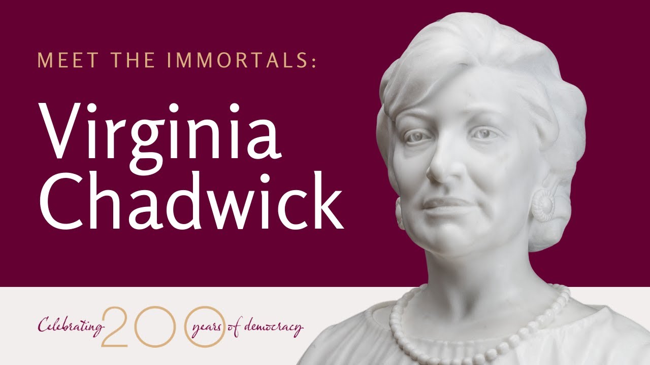 The Immortals of the Legislative Council: Virginia Chadwick - YouTube