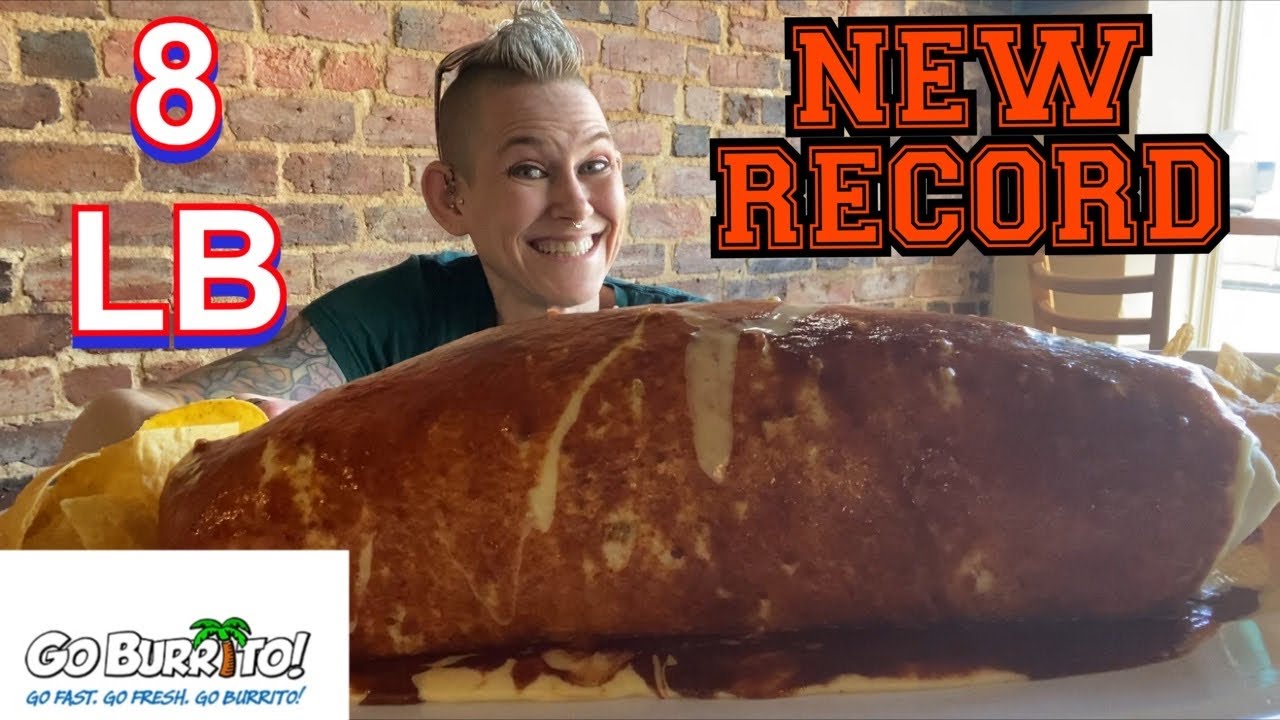 GO BURRITO’S MONSTER BURRITO - LONGBOARD CHALLENGE | 8 LB BURRITO | MOM ...