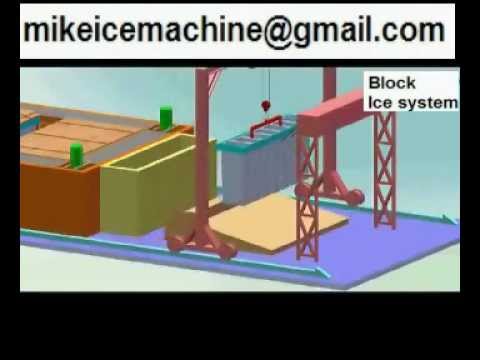 How does block ice machine work, How to make ice blocks - YouTube