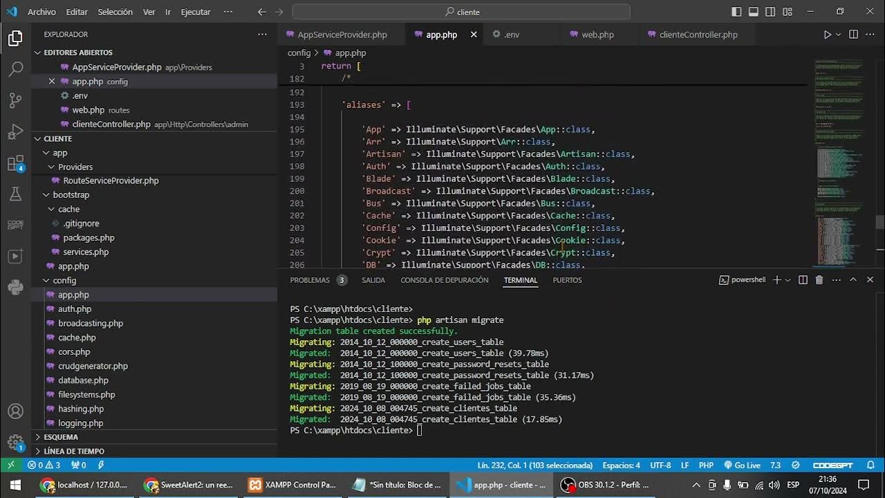 YUJRA DARWIN CREAR PROYECTO CON CODIGO - YouTube