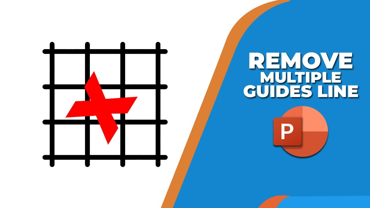 How to remove multiple guides line in PowerPoint - YouTube