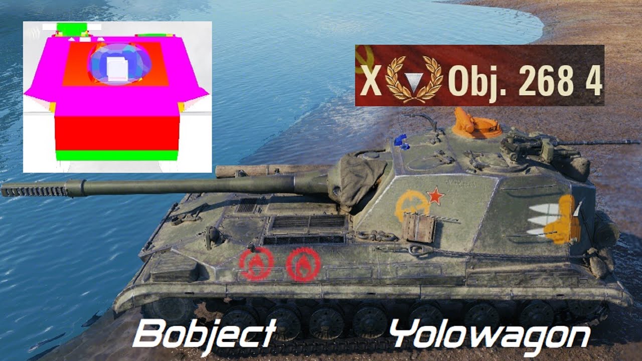 Object 268 V4 World of Tanks - Weakspots and Armor Review - YouTube