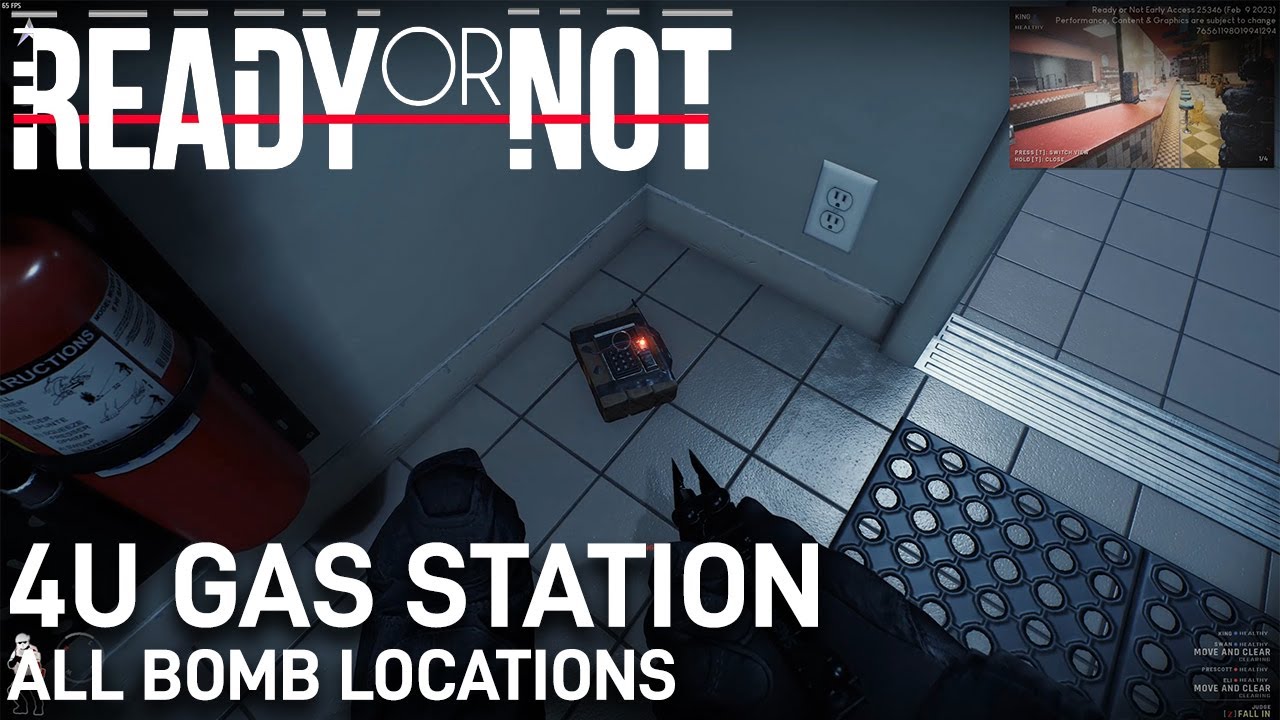 Ready or Not - 4U Gas Station All Bombs Location - YouTube