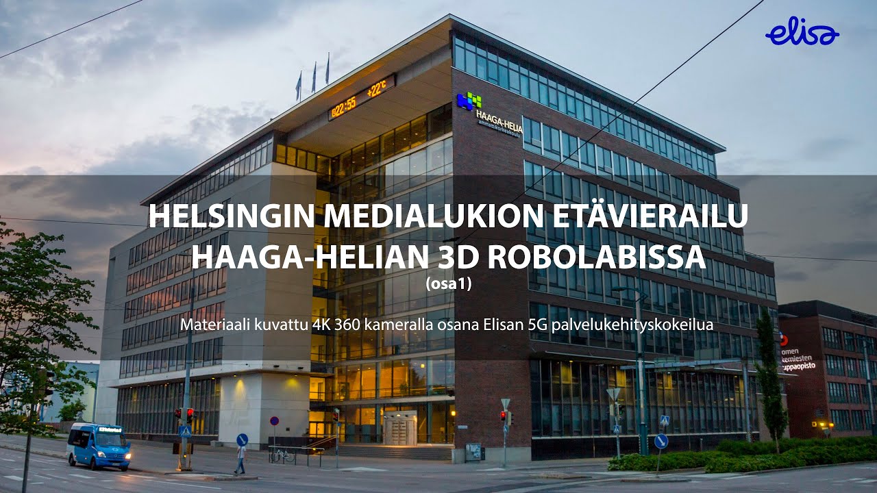 Elisa + Medialukio - Haaga Helia vierailu 3D RoboLab - PART 1 - YouTube