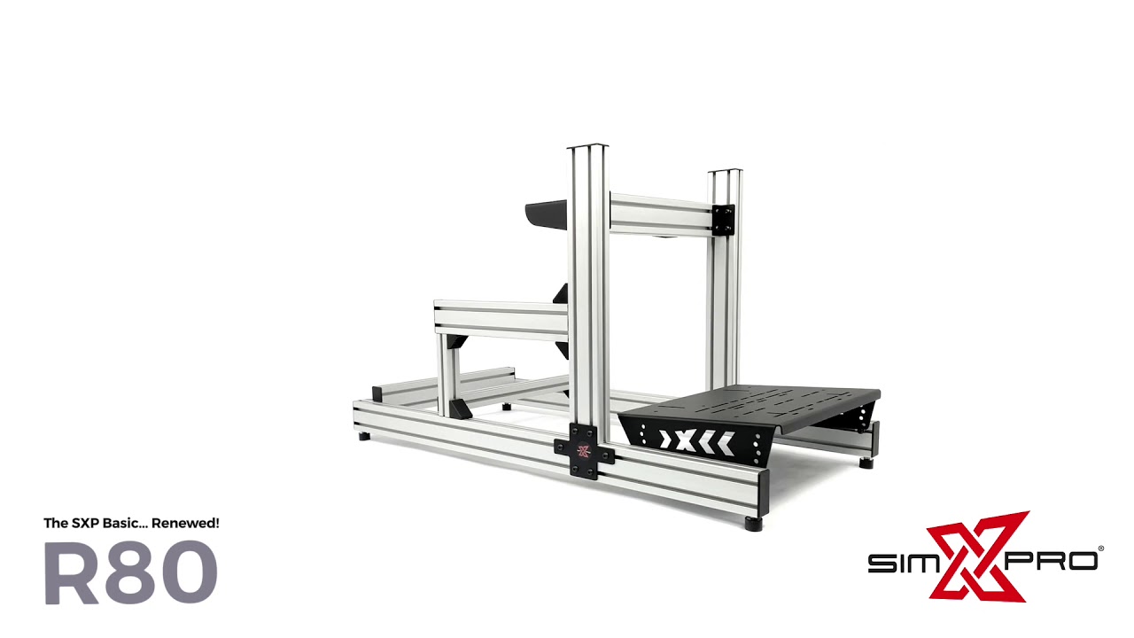 SimXPro R80 Silver/Black - YouTube