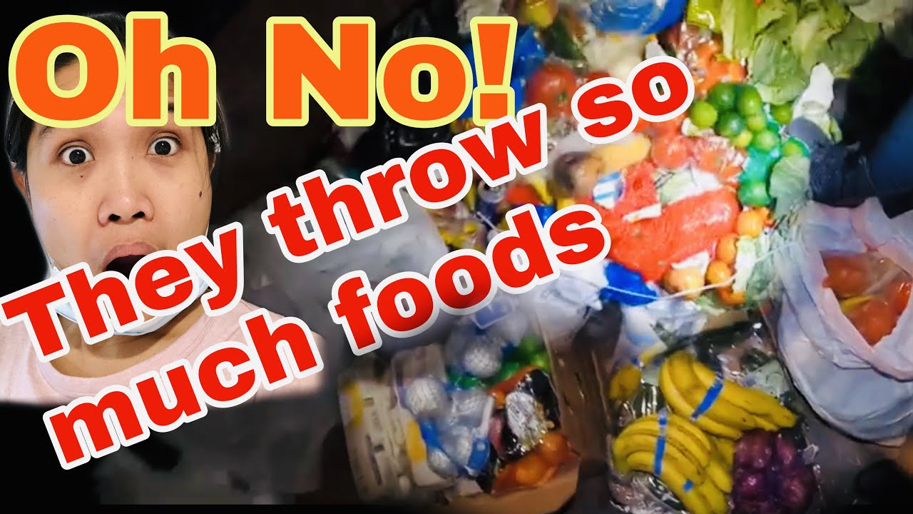 DUMPSTER DIVING PINOY IN AMERICA SO MUCH FOODS IS THROWING AWAY, ITS ...