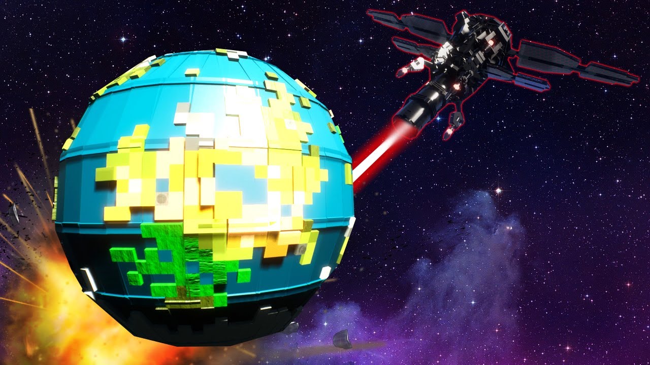 Orbital Cannon ANNIHILATES a Lego Planet! - Brick Rigs Gameplay ...