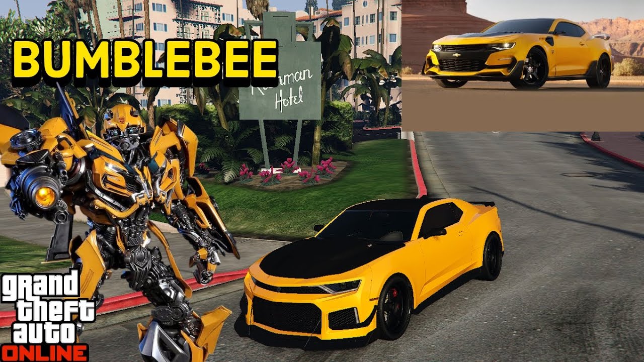 GTA 5 Online - Bumblebee Build From Transformers Movie - YouTube