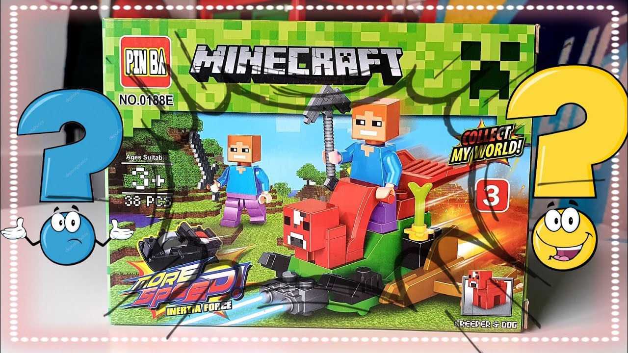 PIN BA klocki Minecraft . Dobre podróbki LEGO ? A może nie ? - YouTube