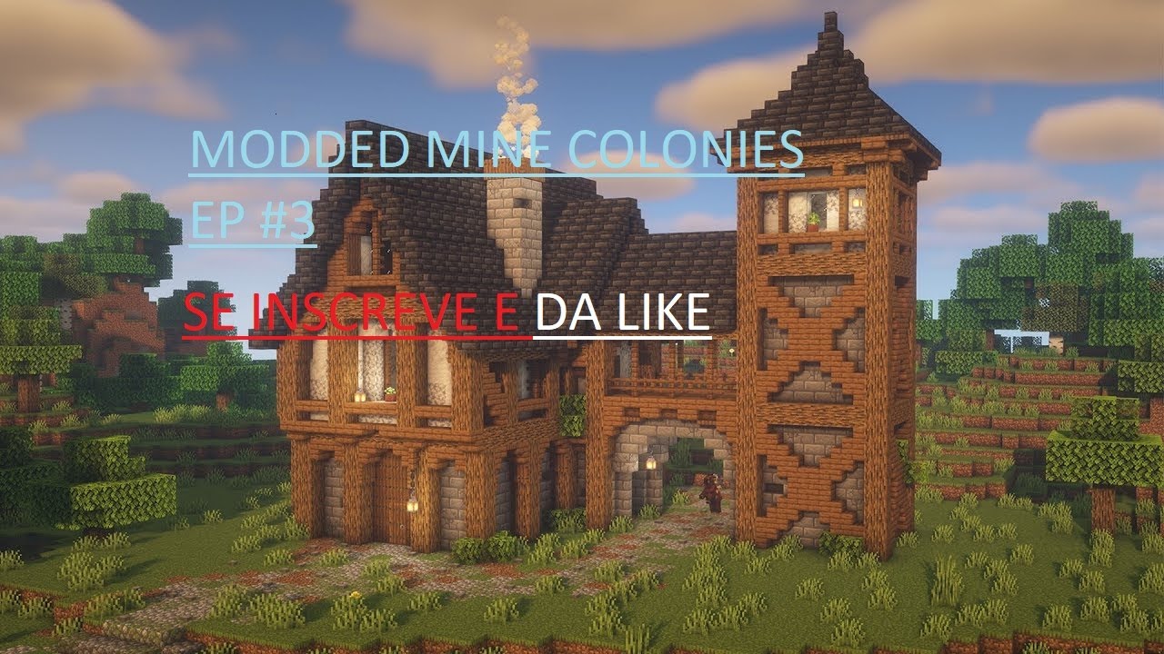 Modded Mine Colonies #3 town hall e taverna - YouTube