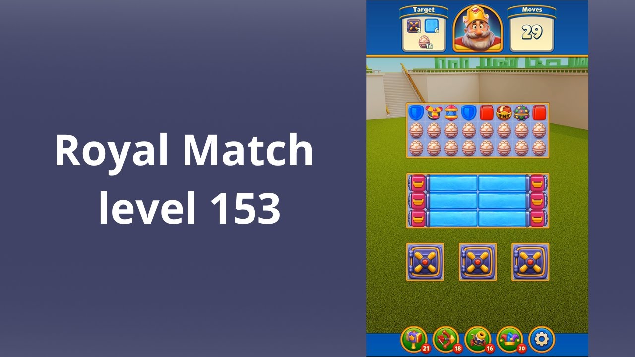 Royal Match Level 153 - BOOSTERS - YouTube