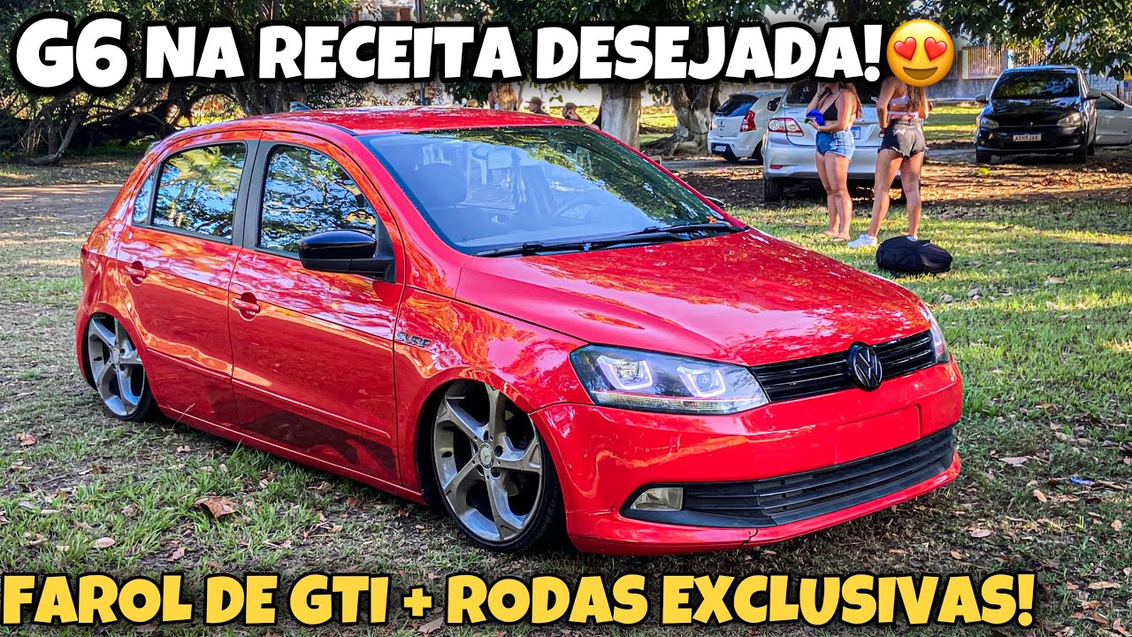 GOL G6 REBAIXADO COM RODAS ARO 18 E SUSPENSÃO A AR!🔥 - YouTube