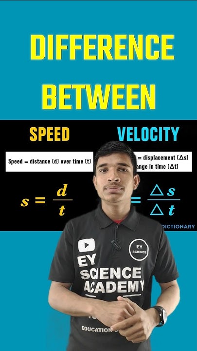 🚀 Speed vs Velocity | Difference Between Speed and Velocity | Physics Class 9 & 10 #speed # ...