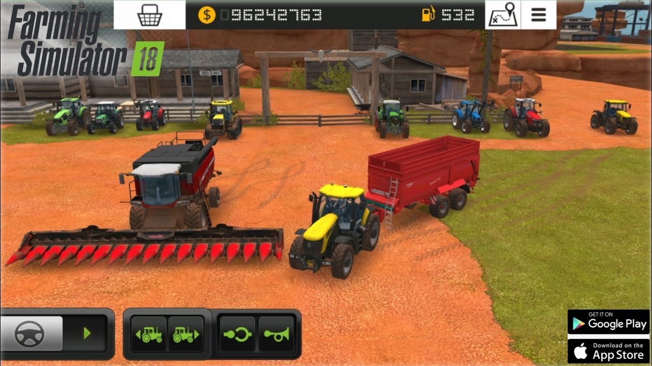6 Fild Corn Harvest | 66000 Liter corn | Farming Simulator 18 ...