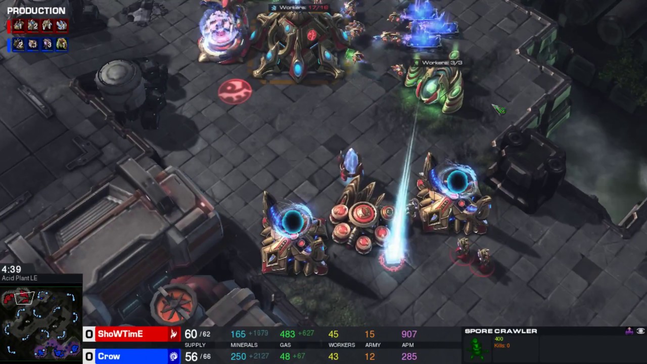ShoWTimE vs Crow | Game 1 | WCS Valencia | PvZ | Starcraft II - YouTube