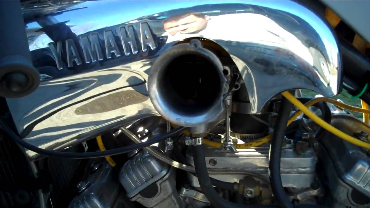 Turbo VMax Dragbike First Start of the Year - YouTube