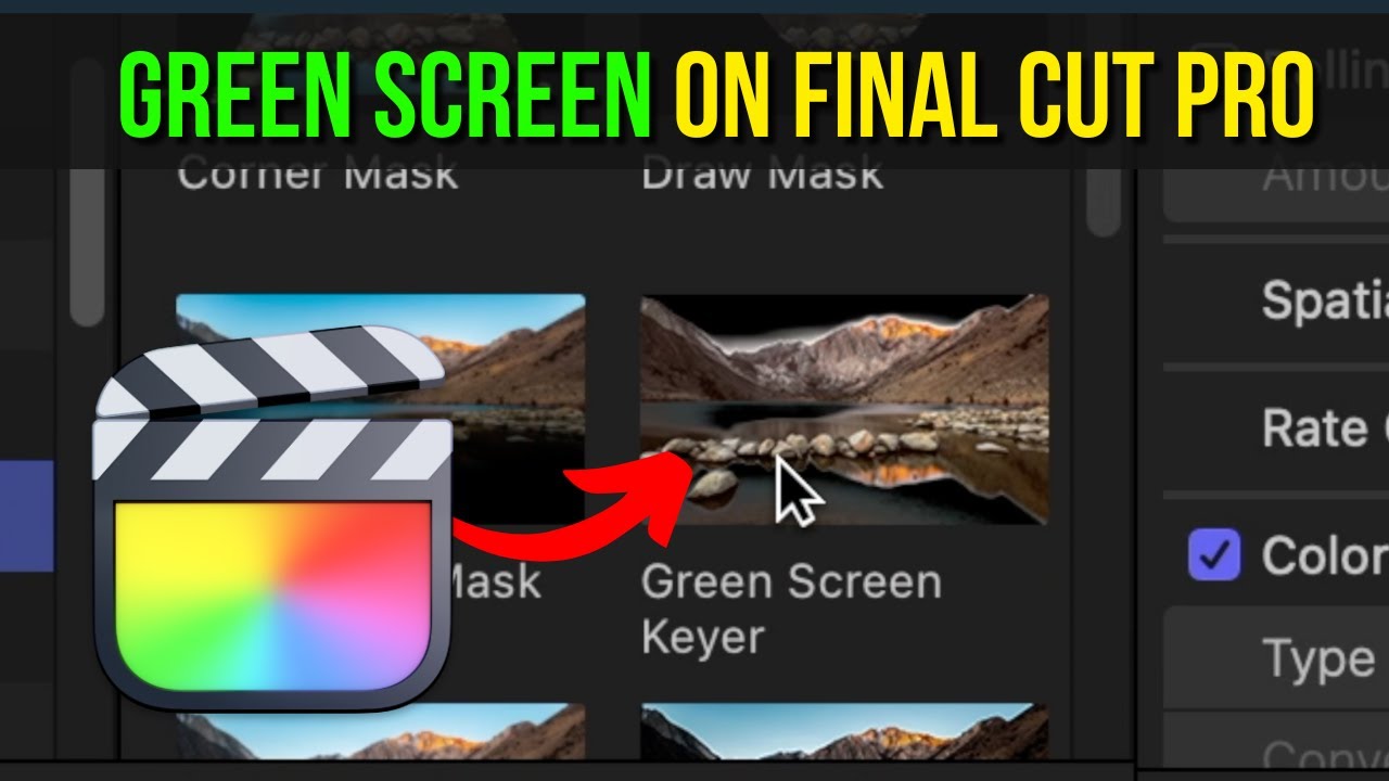 How to Use a Green Screen in Final Cut Pro - YouTube