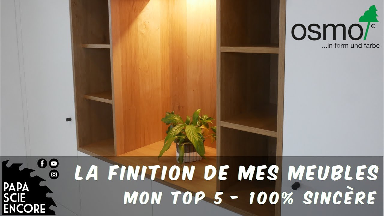 Mon Top 5 des finitions pour le bois d'arbre. - YouTube