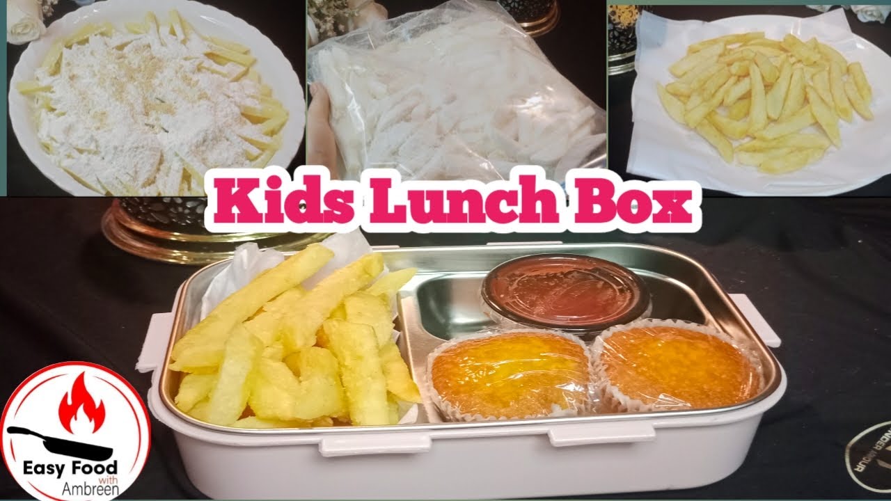 French Fries for Kids Lunch Box///Frozen French Fries Recipe By Easy ...