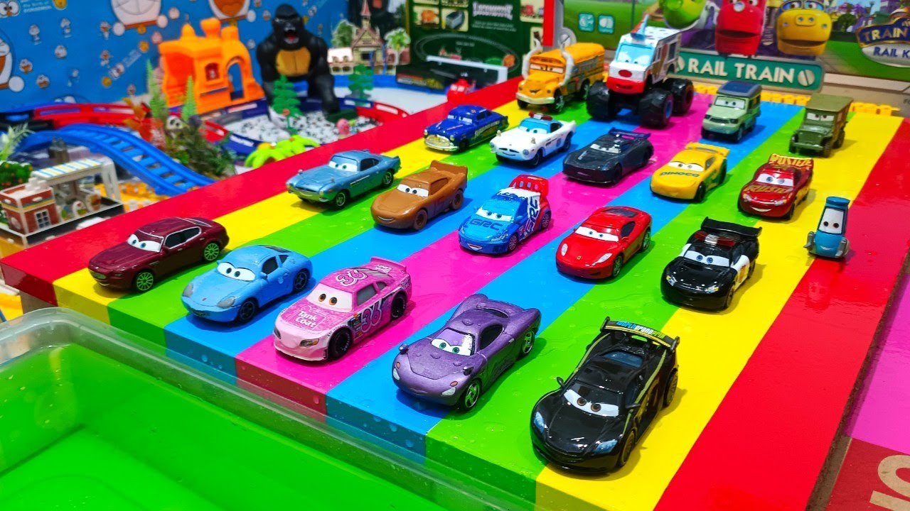 Looking for disney pixar cars on the rocky road: mcqueen, louis, holley ...