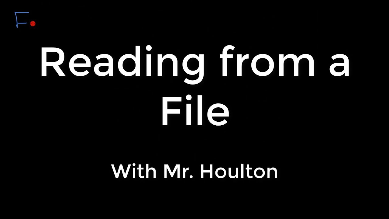 2.2.1 File Reading - Revise GCSE Computer Science - YouTube