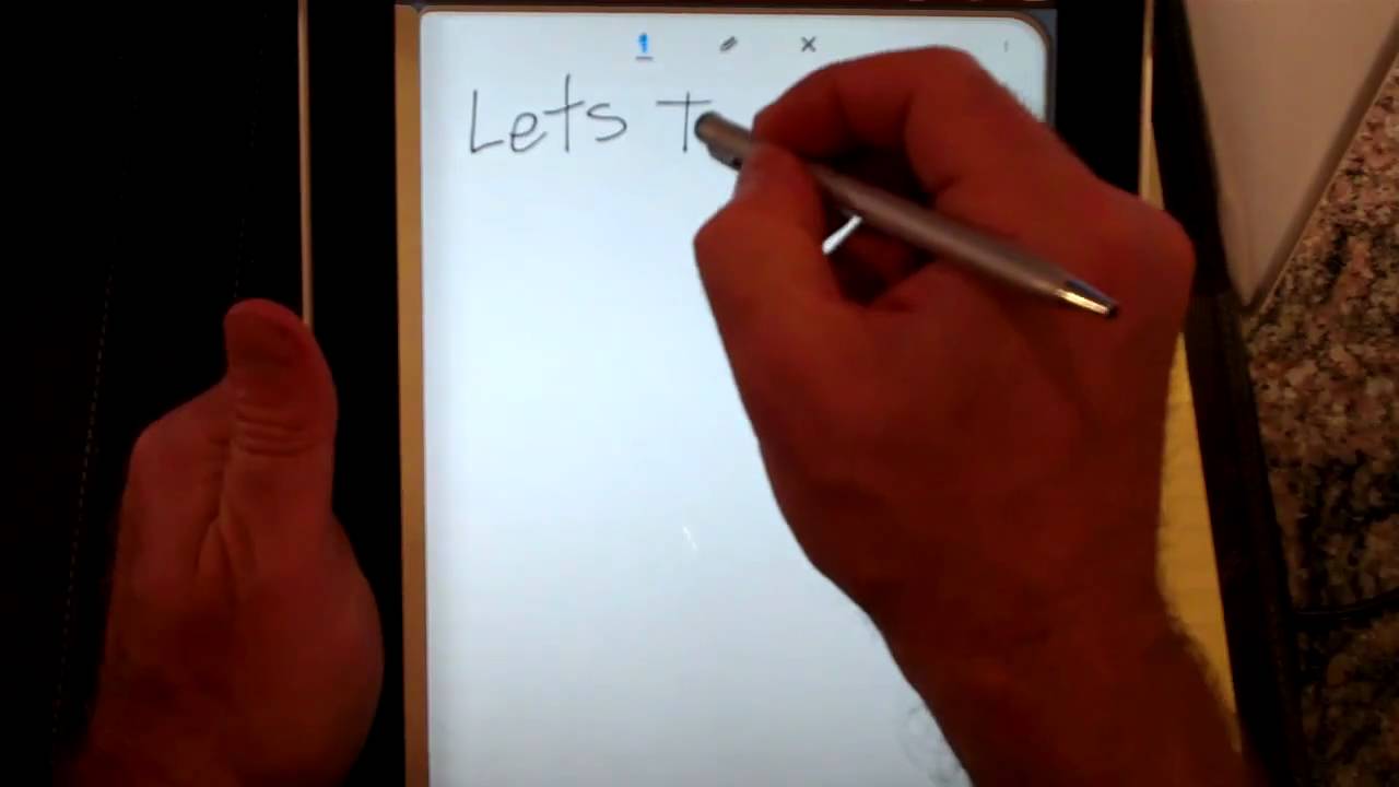 Taking Notes on an iPad with a TouchTec Pen - YouTube