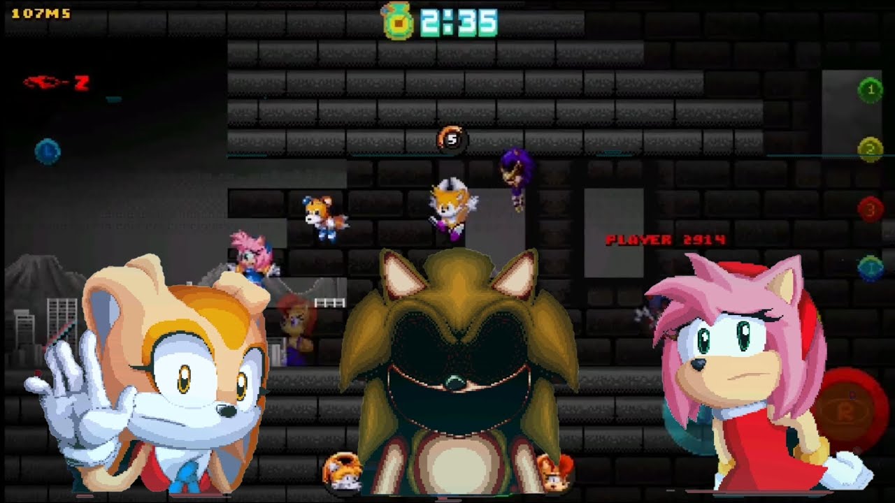 sonic.exe td2d mod thelastreset gameplay mod by @SamboEmproxGaming ...