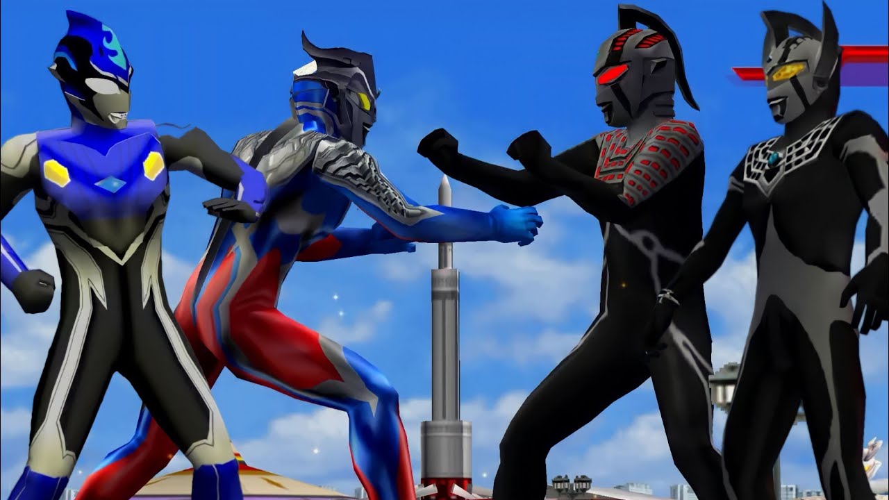 ULTRAMAN ZERO DAN BLU VS ULTRAMAN DARK TARO DAN EVIL SEVEN - ULTRAMAN ...