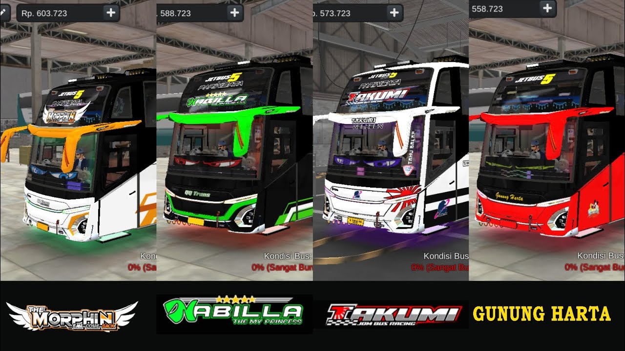 Share 4 Livery Special Vegass MORPHIN Jb5 terbaru XHD JB5 || Busid v434 ...