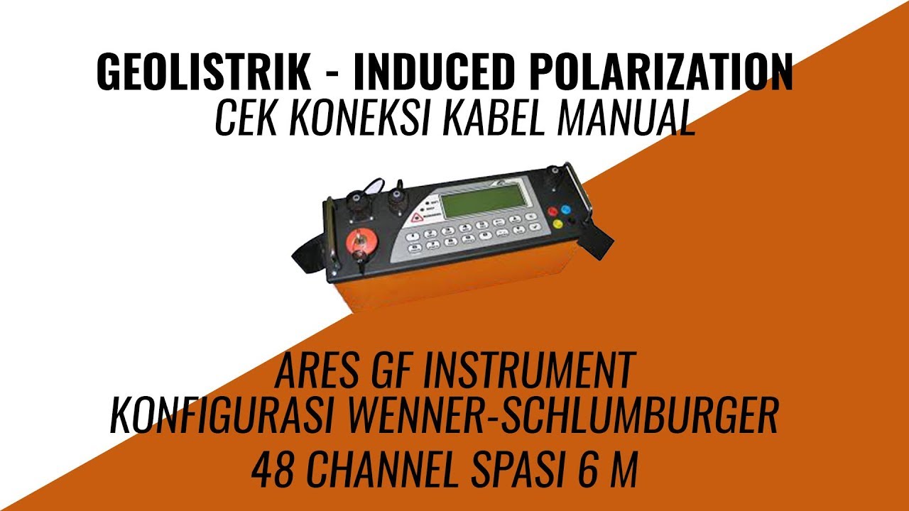 1. Tutorial Cek Koneksi Kabel Manual - Geolistrik IP - ARES GF ...