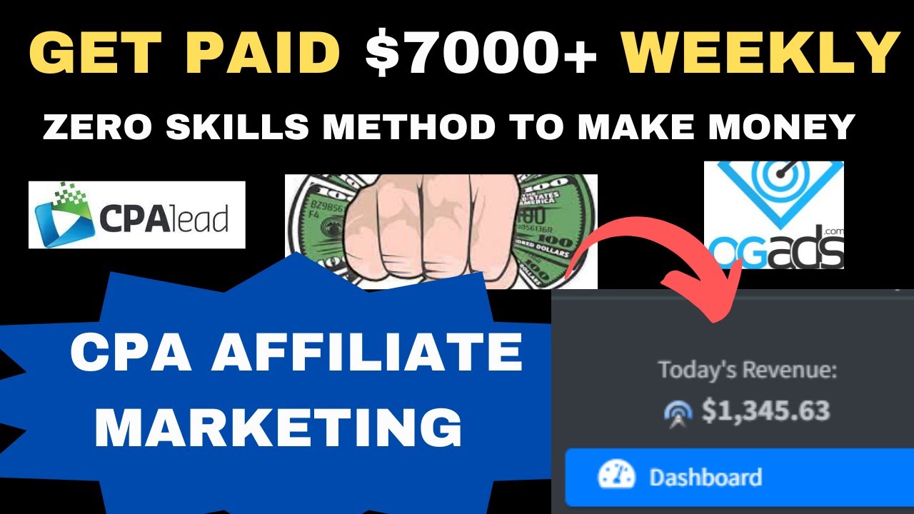 (New Strategy ) Get Paid $7000 Using Easy CPA Affiliate Marketing For ...