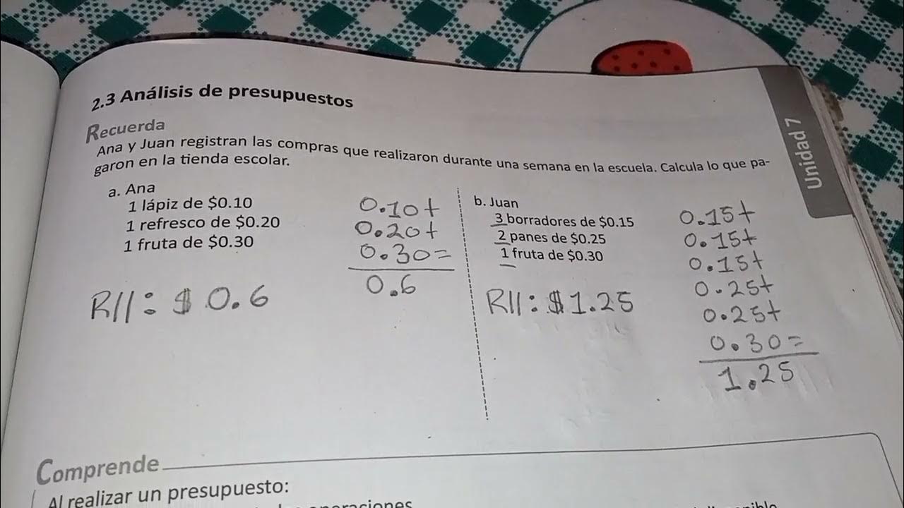 Unidad7)5°grado(lección 2.3)libro de ejercicios - YouTube