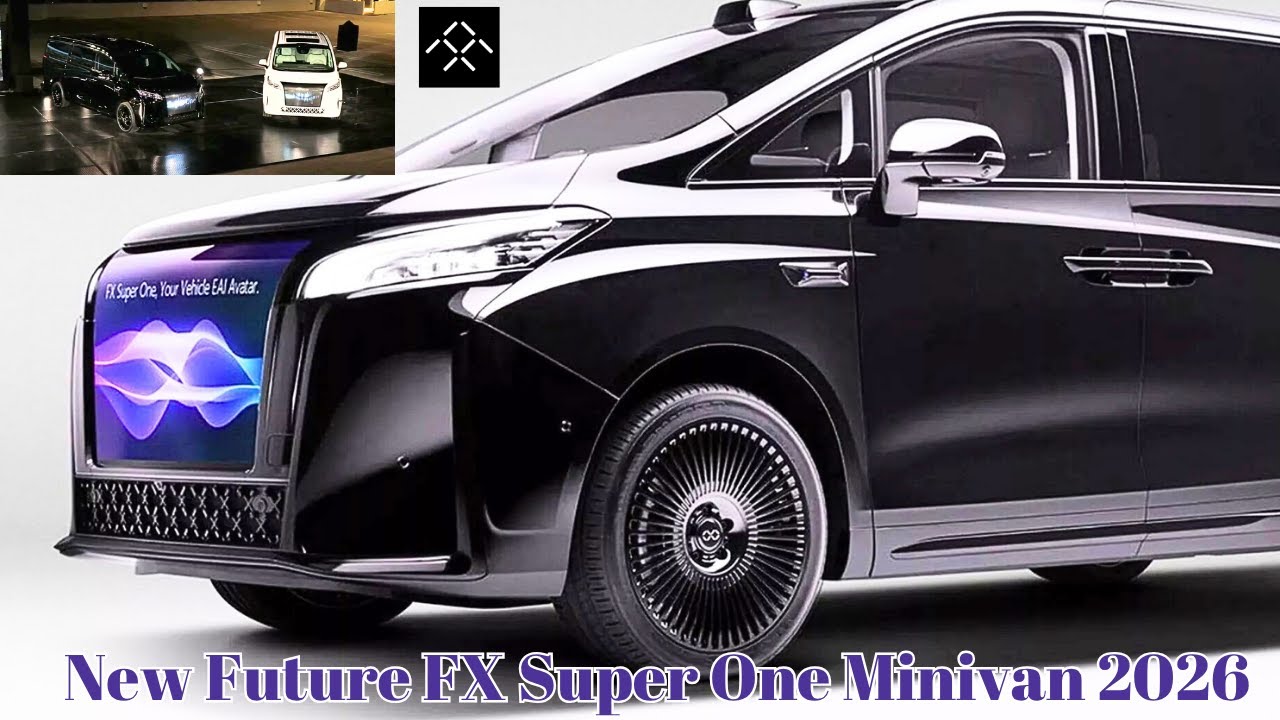 A Minivan Equipped with an Interactive Face and AI Tricks | Faraday Future FX Super One Minivan ...