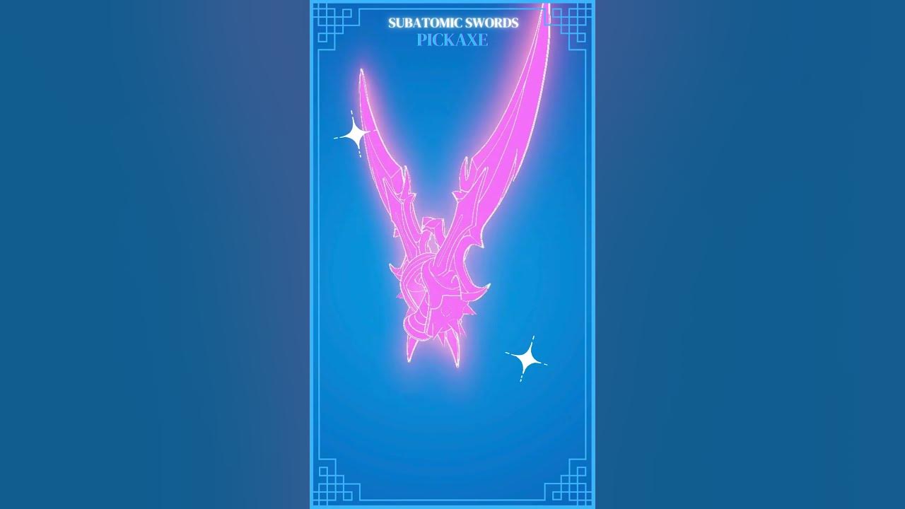 Fortnite Pickaxe Subatomic Swords Rare ⛏ Youtube