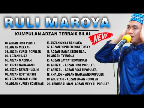 ADZAN MERDU TERBAIK • 20 ADZAN NONSTOP YANG MENENANGKAN • Most Beautiful Adhan || RULIMAROYA & QORI