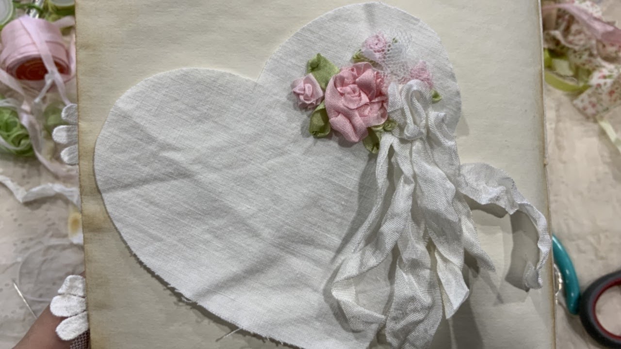 Part 2 - Embroidery tutorial - creating this big silk ribbon rose and ...