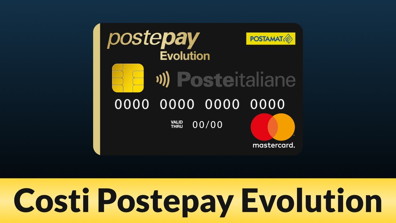 I Costi della PostePay Evolution: Guida Completa - YouTube
