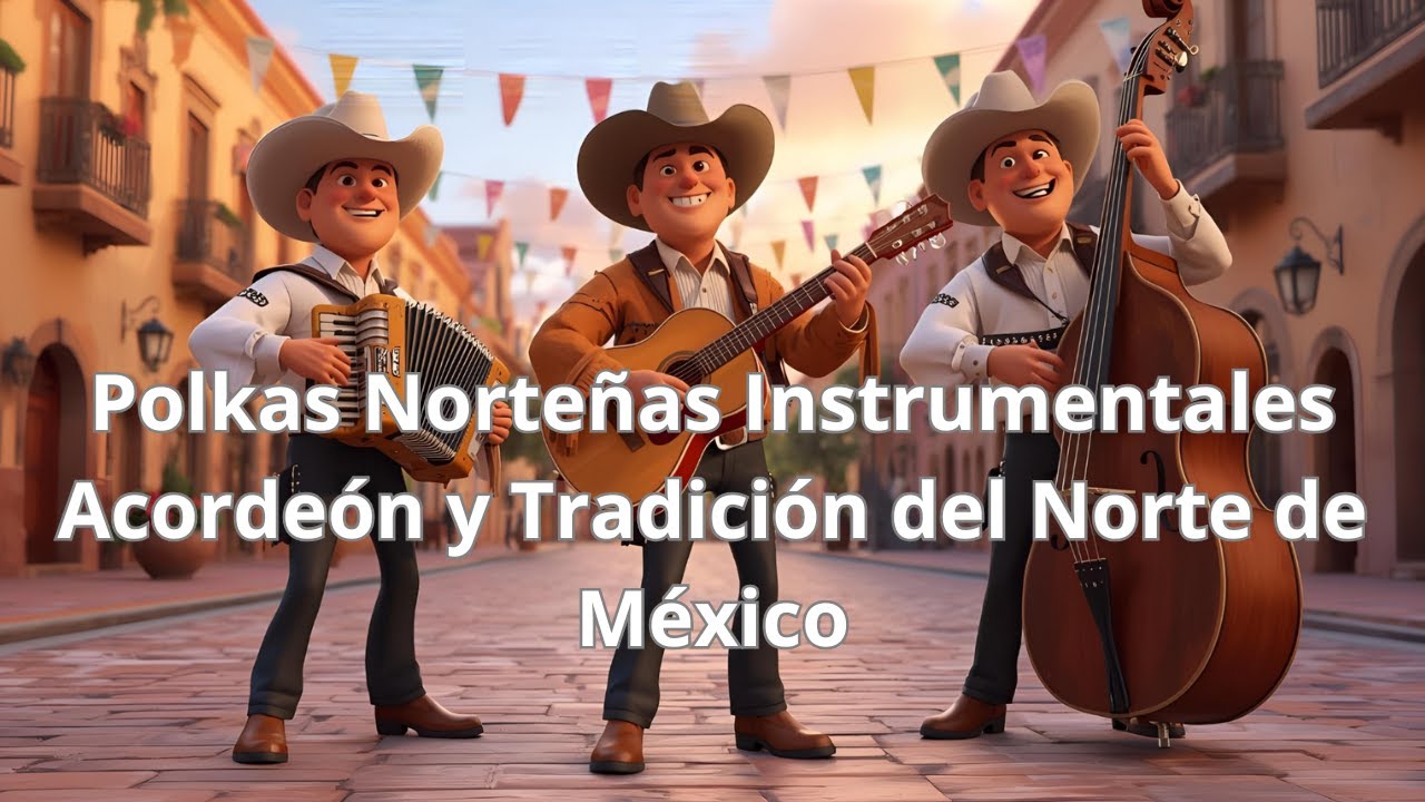 Polkas Norteñas Instrumentales 🎶 | Acordeón y Tradición del Norte de ...