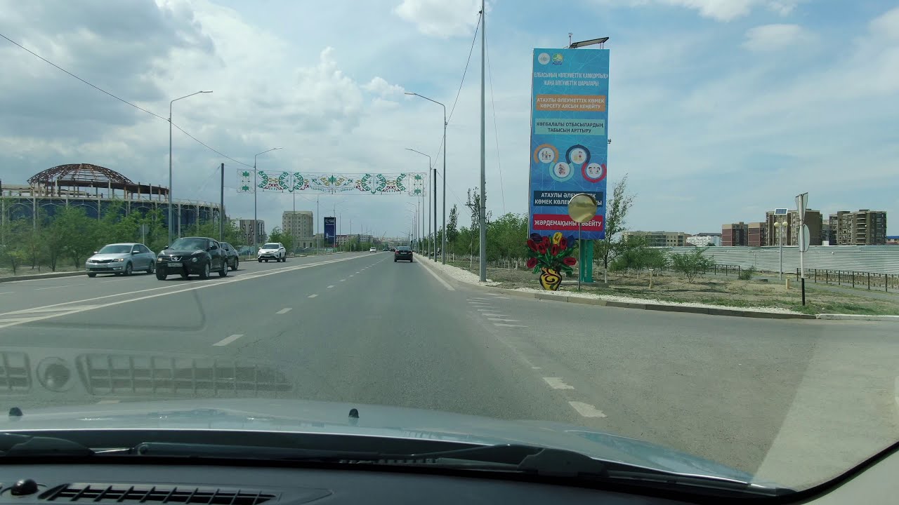 Driving from Downtown to Airport - ATYRAU 2019 4K - KAZAKHSTAN - YouTube