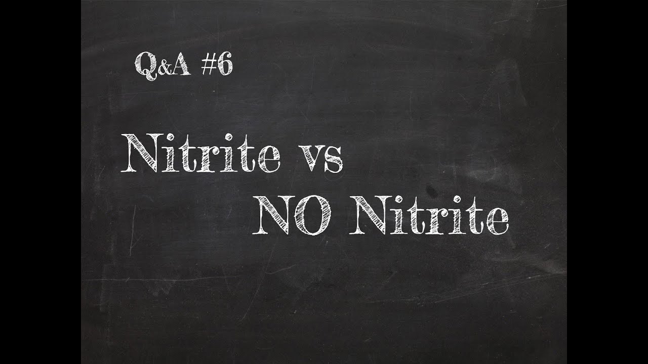Nitrite Vs No Nitrite - YouTube
