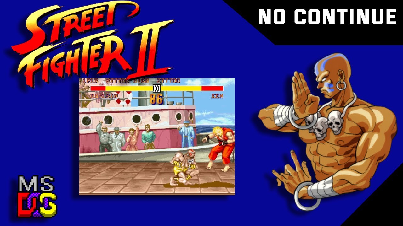 Street Fighter II The World Warrior (MS-DOS, 1992) Playthrough No ...