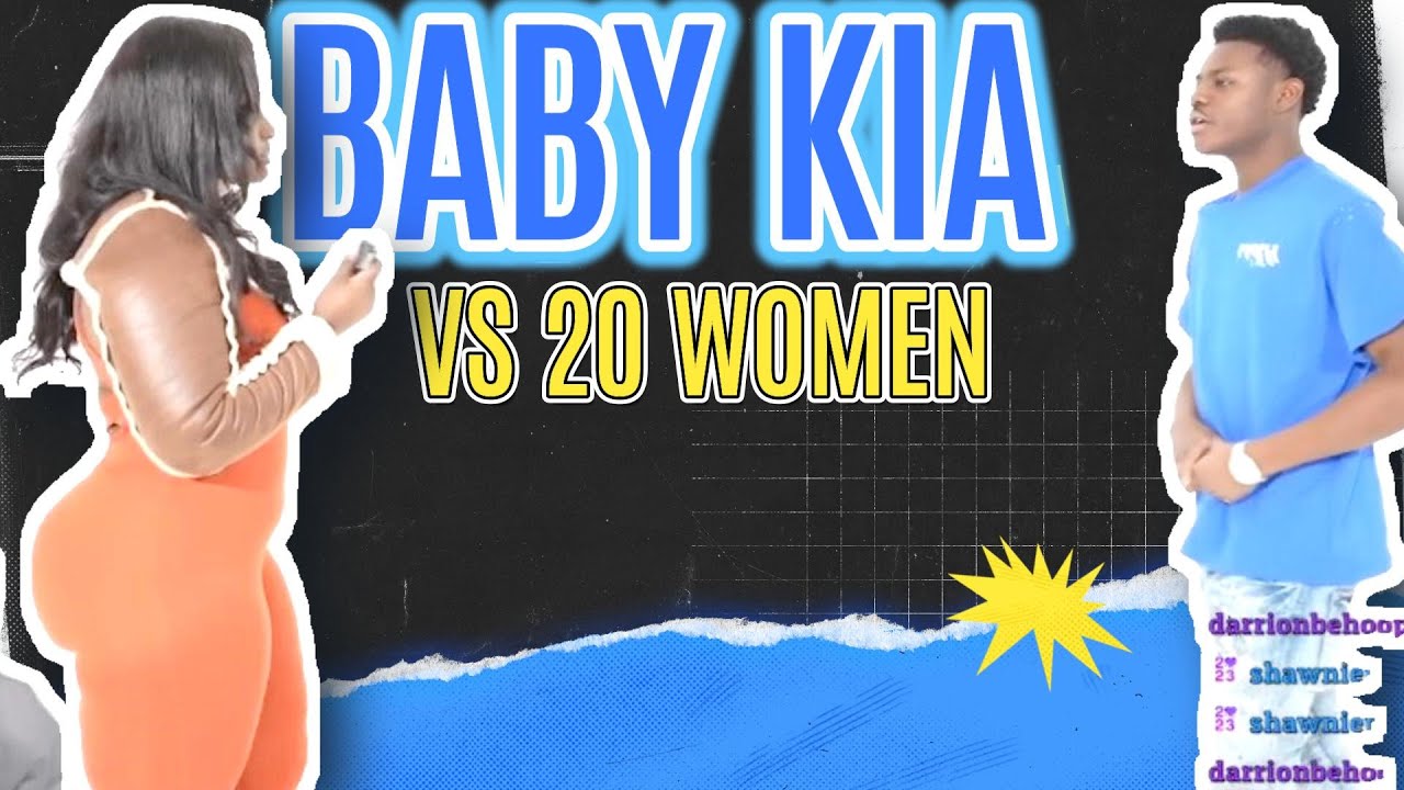 Baby Kia AKA The Most Throwed Rapper In ATL vs 20 Women - YouTube