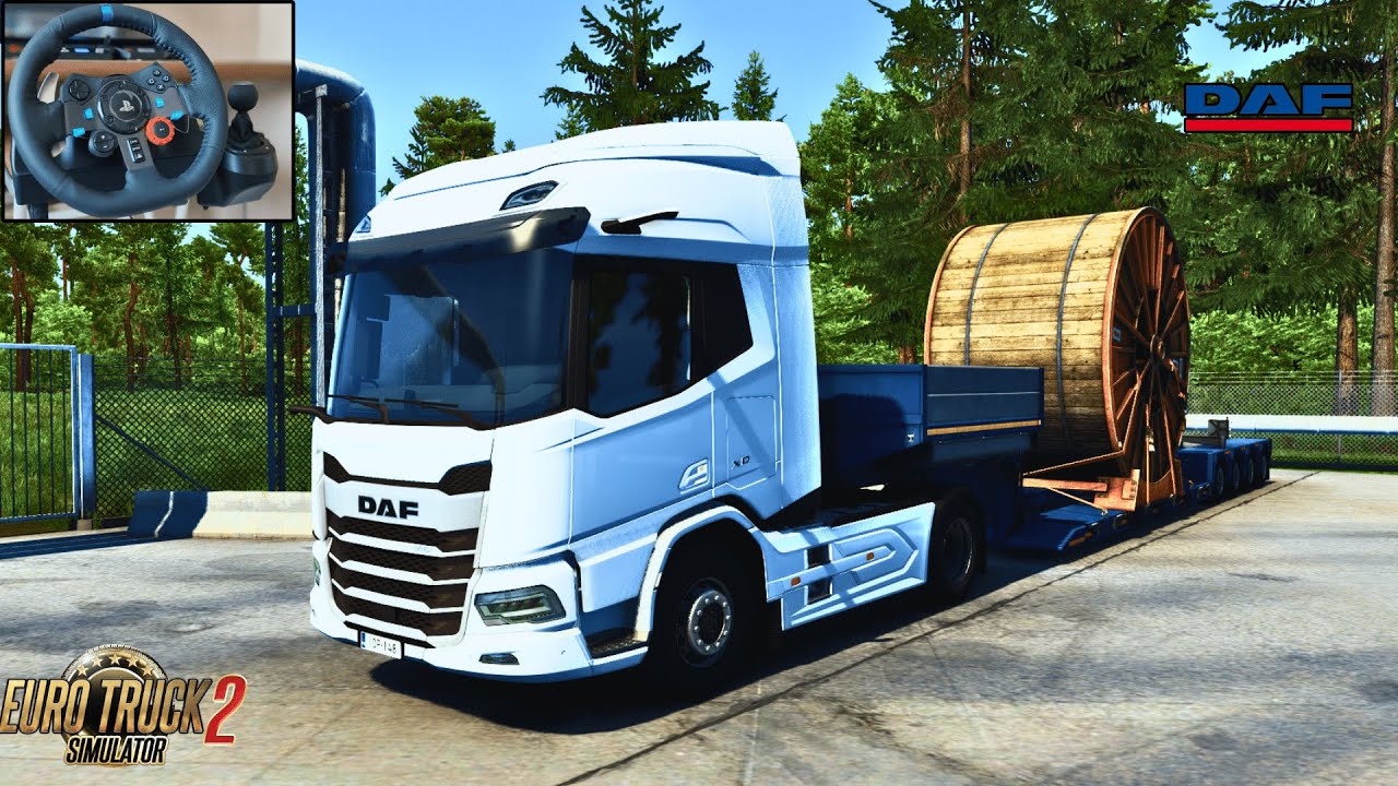 DAF XD Sleeper High | POV Realistic Driving | Euro Truck Simulator 2 ...